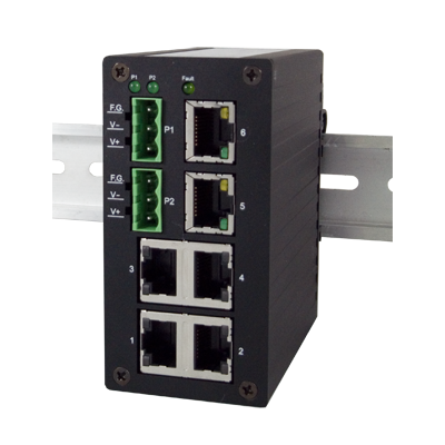 EH2306 Industrial 6-Port Unmanaged Fast Ethernet Switch