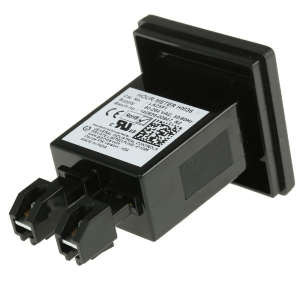 GIC LA25F1 Mechanical Hour Counter 6 Digit 90 264 VAC 48x48mm | Price ...