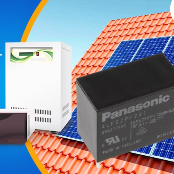 What is the use of Panasonic ALFG2PF121 Relay in Solar Inverter